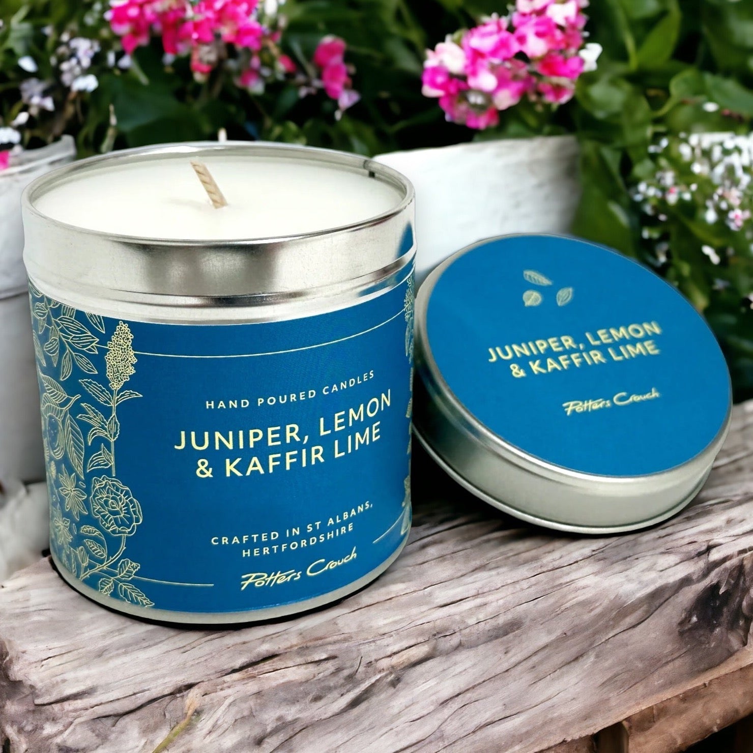 Uplift Wellness Candle with Juniper, Lemon & Kaffir Lime – Potters ...