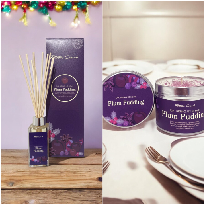 Plum Pudding - Candle & Diffuser Bundle – Potters Crouch Candles