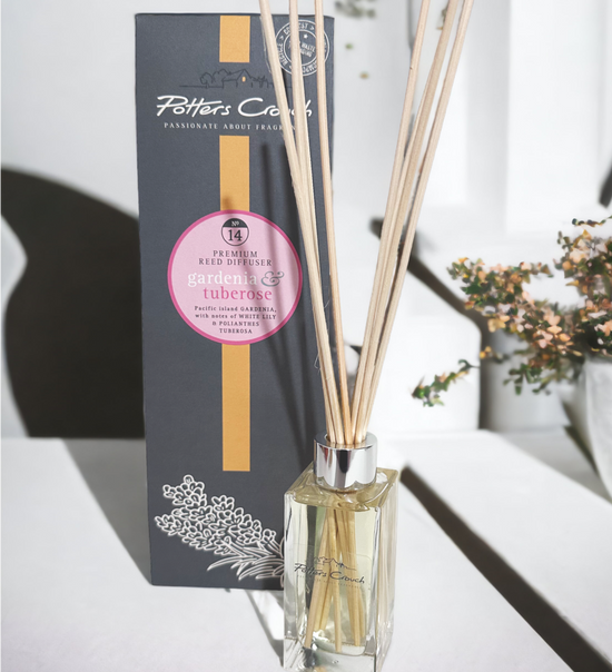 Gardenia & Tuberose Reed Diffuser – Potters Crouch Candles