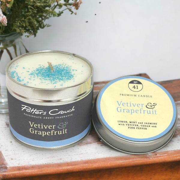 Vetiver & Grapefruit Candle – Potters Crouch Candles